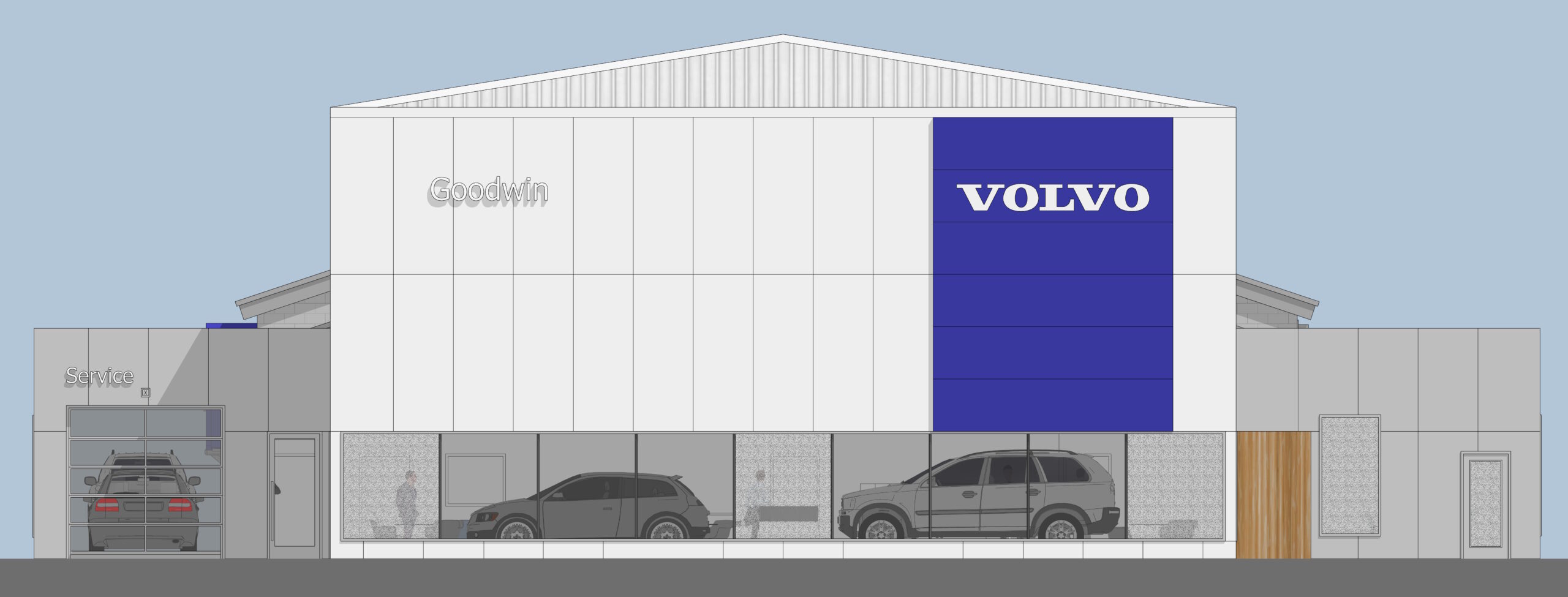 Goodwin's Volvo - Ryan Senatore Architecture